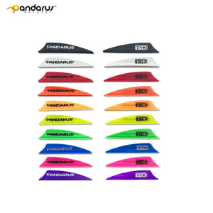 Plumas Pandarus Shield Vane 1.75" pack de 50